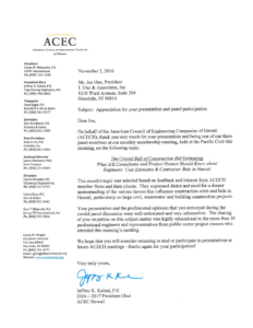 ACECH-Letter • J. Uno & Associates, Inc.